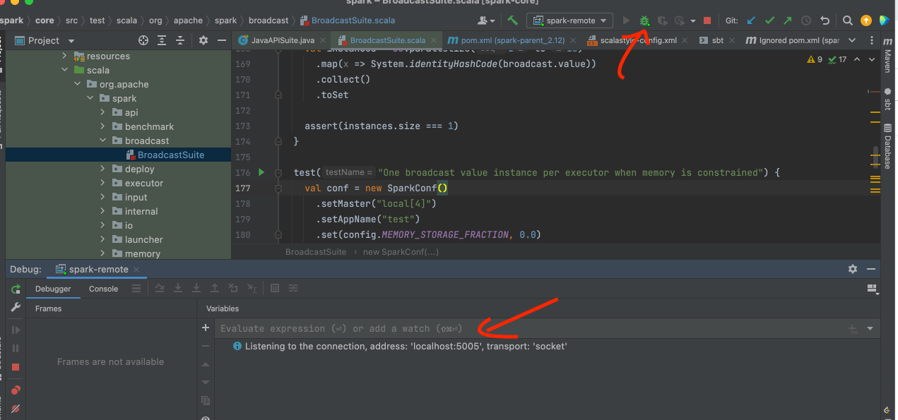 spark源码阅读准备:使用 idea remote debug + sbt debug spark源码单元测试 | 不知名程序员韭菜个人博客 spark源码阅读准备:使用 idea remote debug + sbt debug spark源码单元测试 | 不知名程序员韭菜个人博客